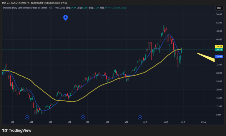 SOXL大幅上昇と今後の見通し_11/27 | 株ちゃん投資情報